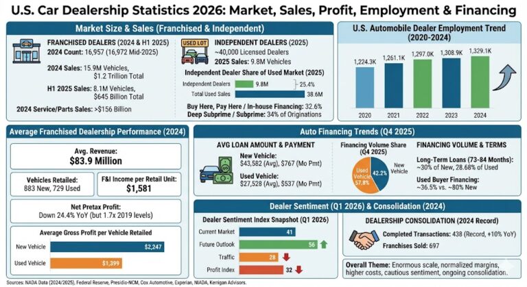Car Dealership Statistics 2026: Market Size, Sales, Profit Margins ...